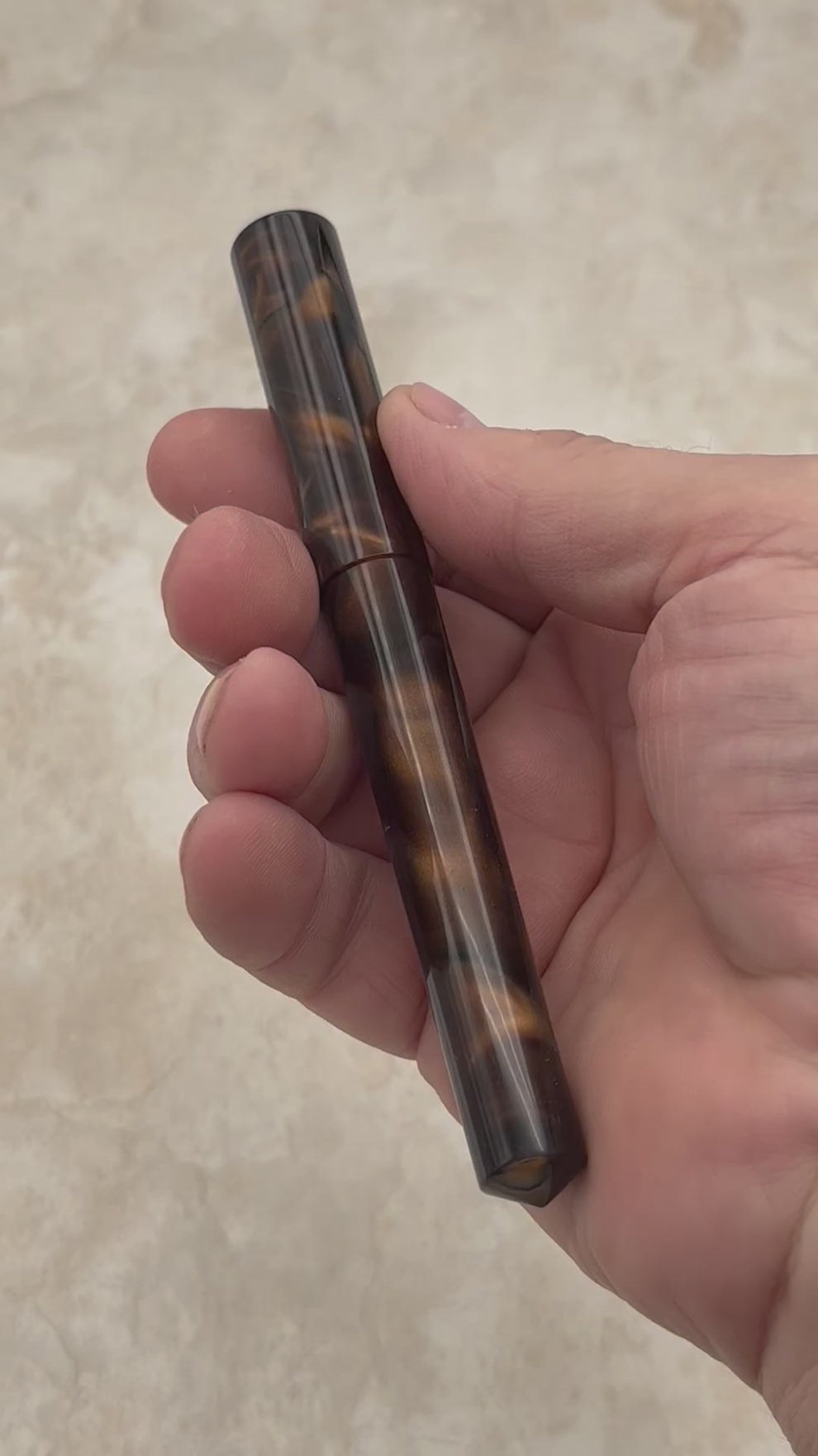 Lewis FP - Burnt Auburn – Timber Elegance Pens
